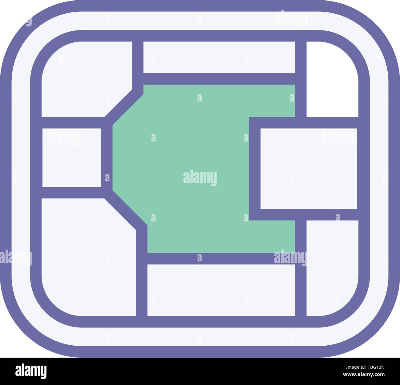 Computer chip icon - Chip sign Stock Vector Image & Art - Alamy