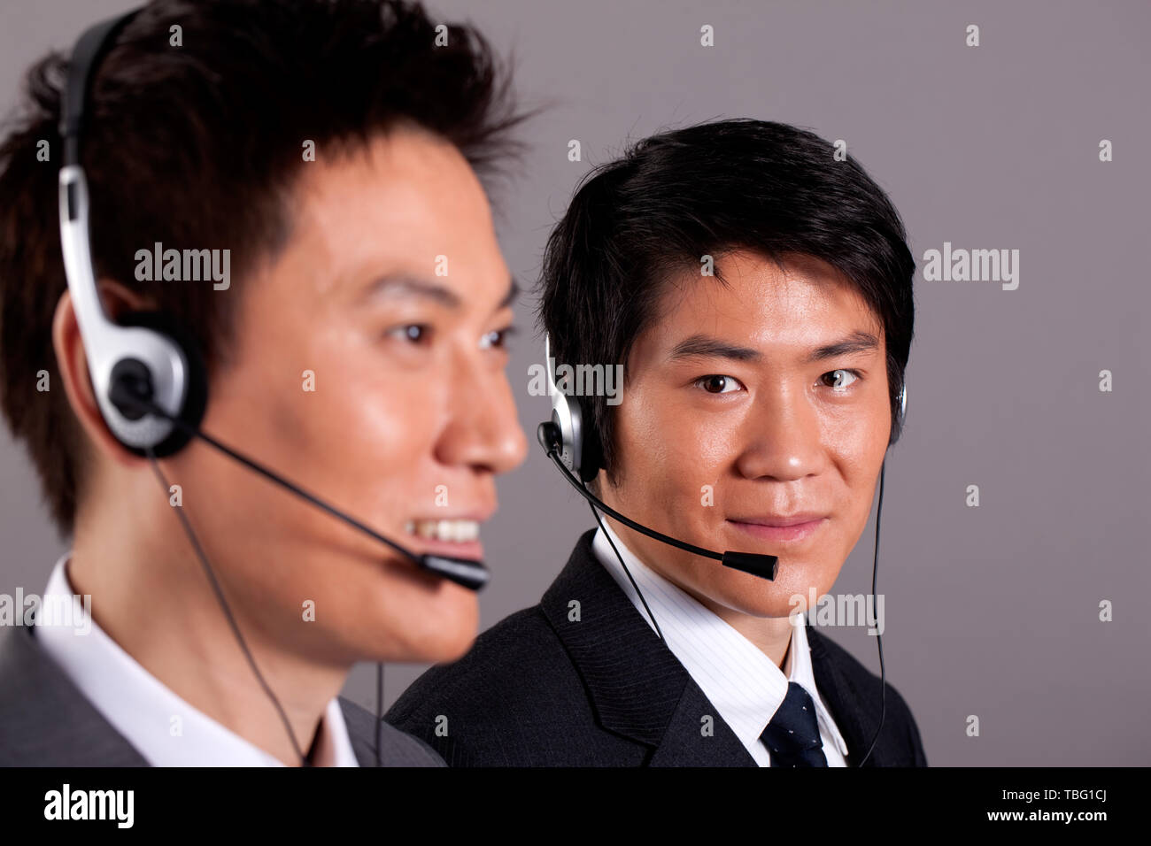 Customer service staff Stock Photo - Alamy