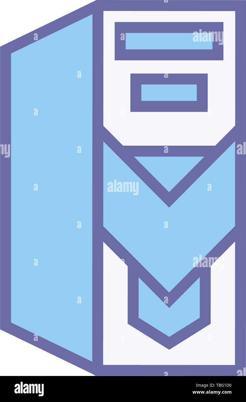 Desktop computer sign - Desktop case Stock Vector Image & Art - Alamy