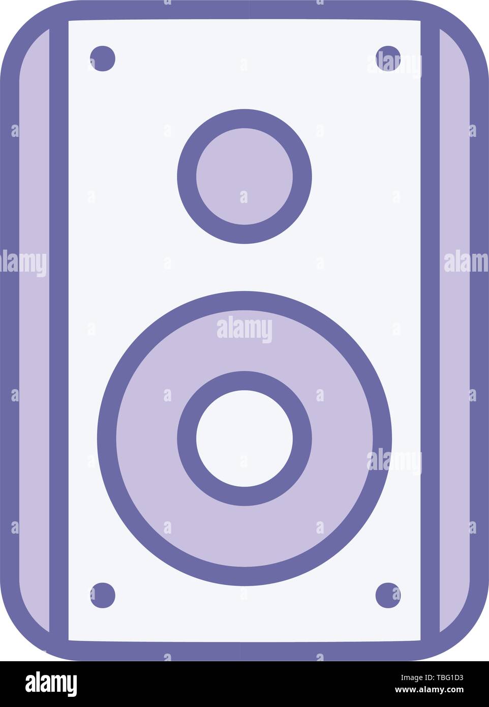 Speaker icon vector - Computer speaker sign Stock Vector Image & Art ...