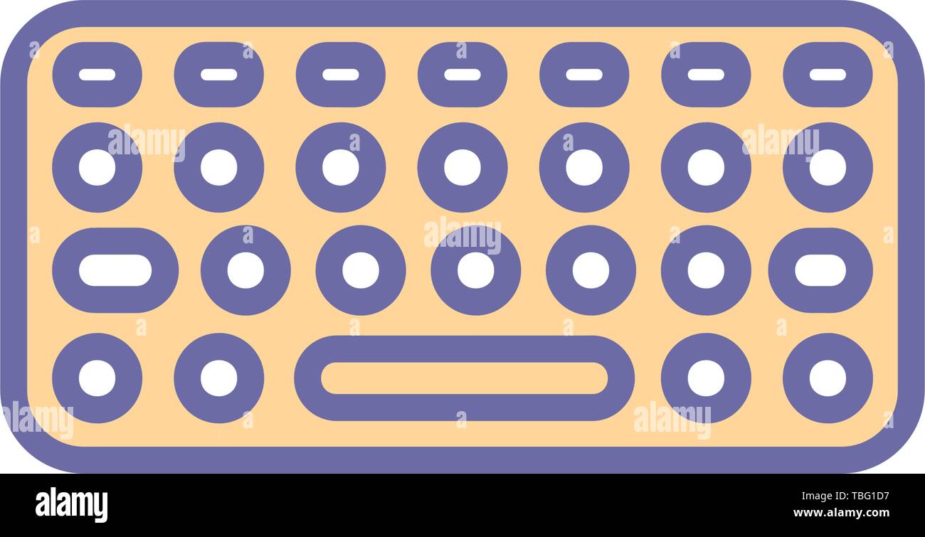 Computer Keyboard sign icon - vector Stock Vector Image & Art - Alamy