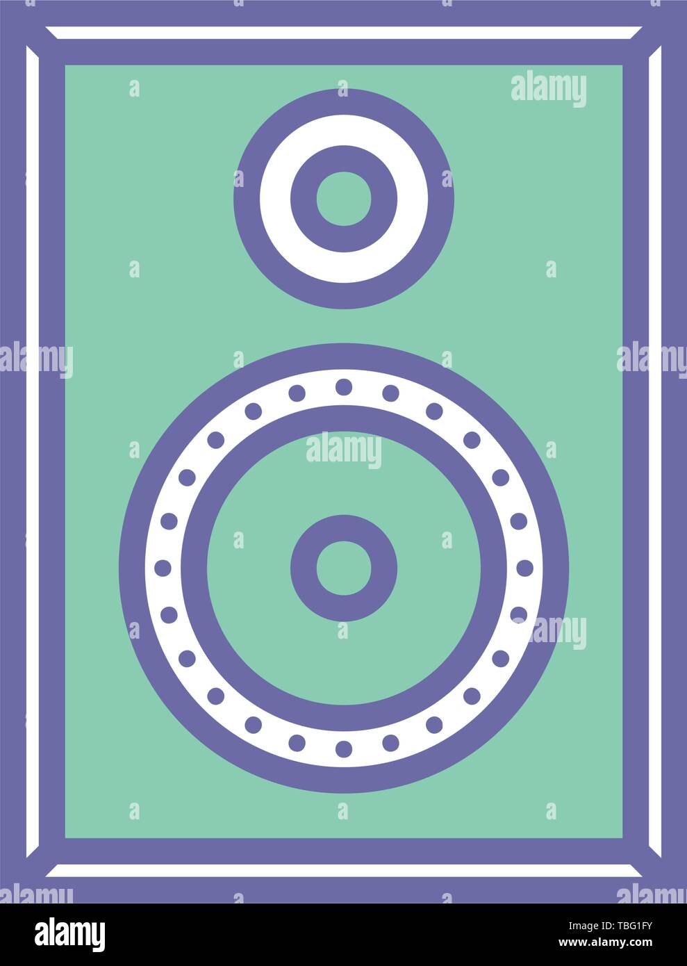 Speaker icon vector - Computer speaker sign Stock Vector Image & Art ...