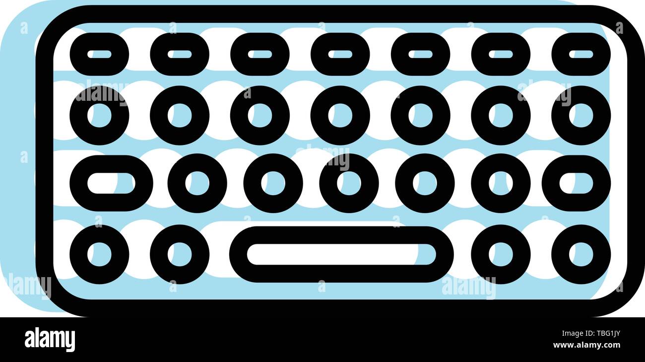 Computer Keyboard sign icon - vector Stock Vector Image & Art - Alamy