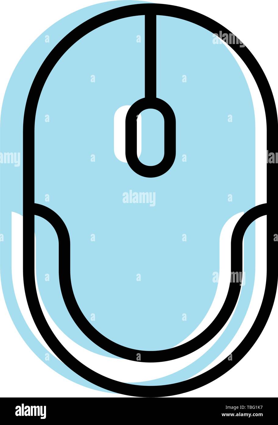 Computer Mouse Icon - Mouse sign vector Stock Vector Image & Art - Alamy
