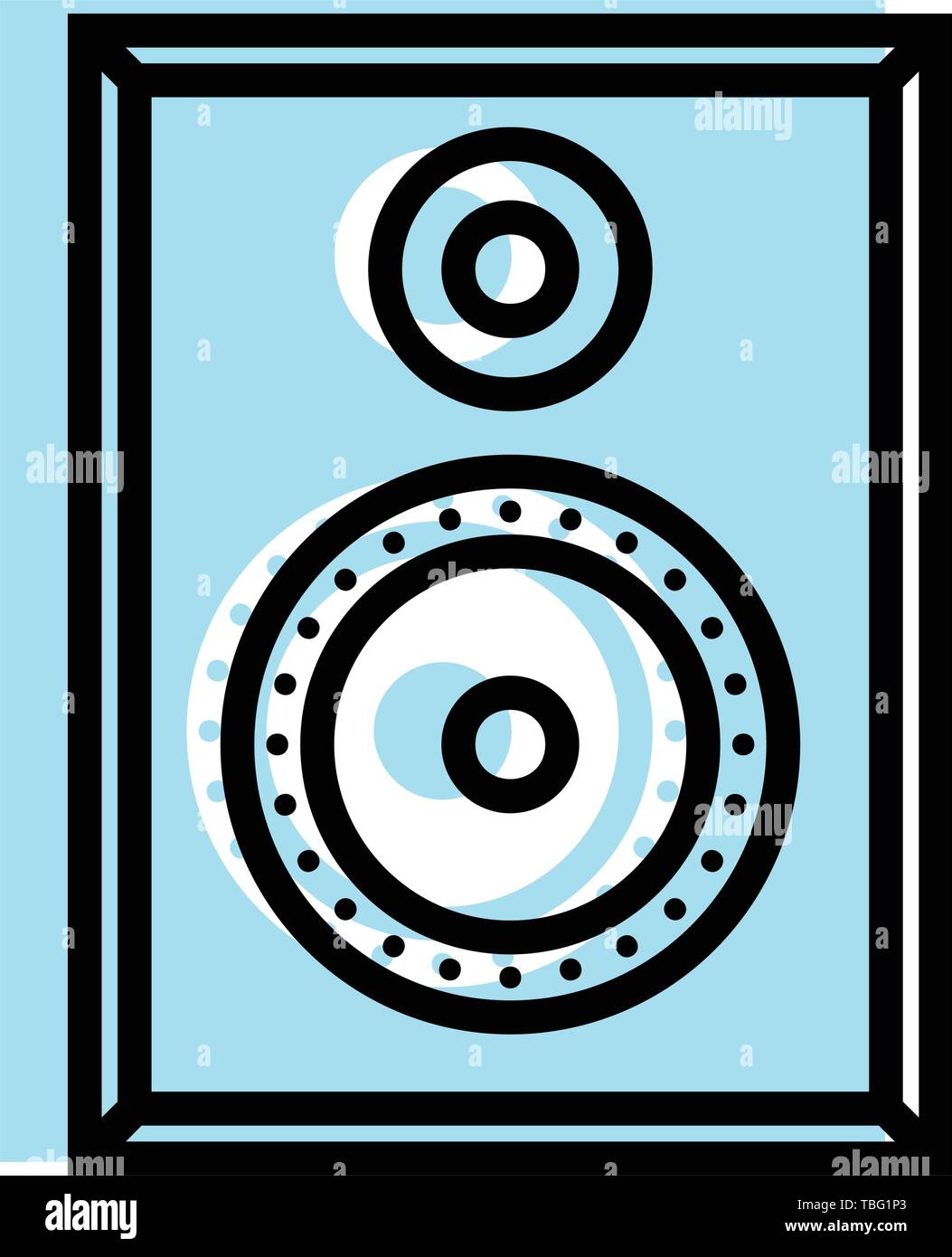 Speaker icon vector - Computer speaker sign Stock Vector Image & Art ...