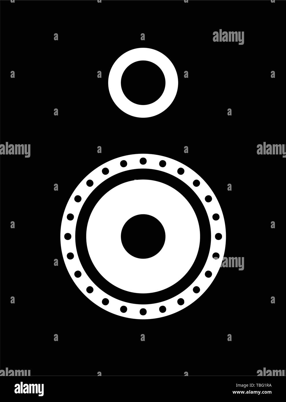 Speaker icon vector - Computer speaker sign Stock Vector Image & Art ...