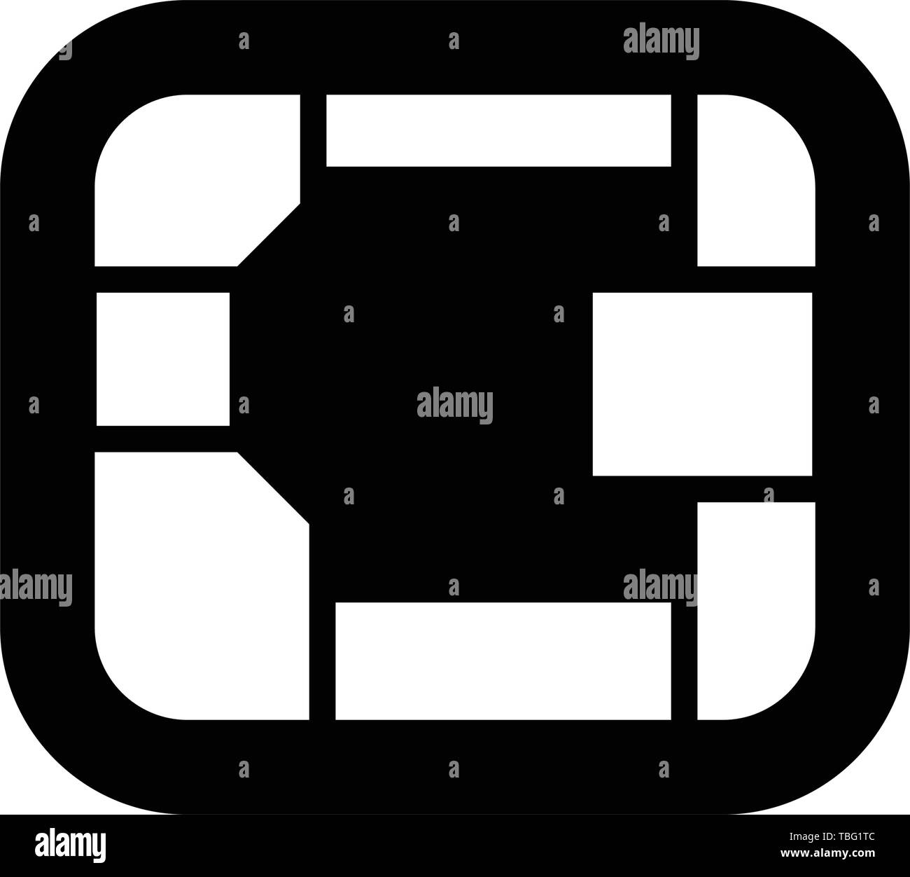 Computer chip icon - Chip sign Stock Vector Image & Art - Alamy