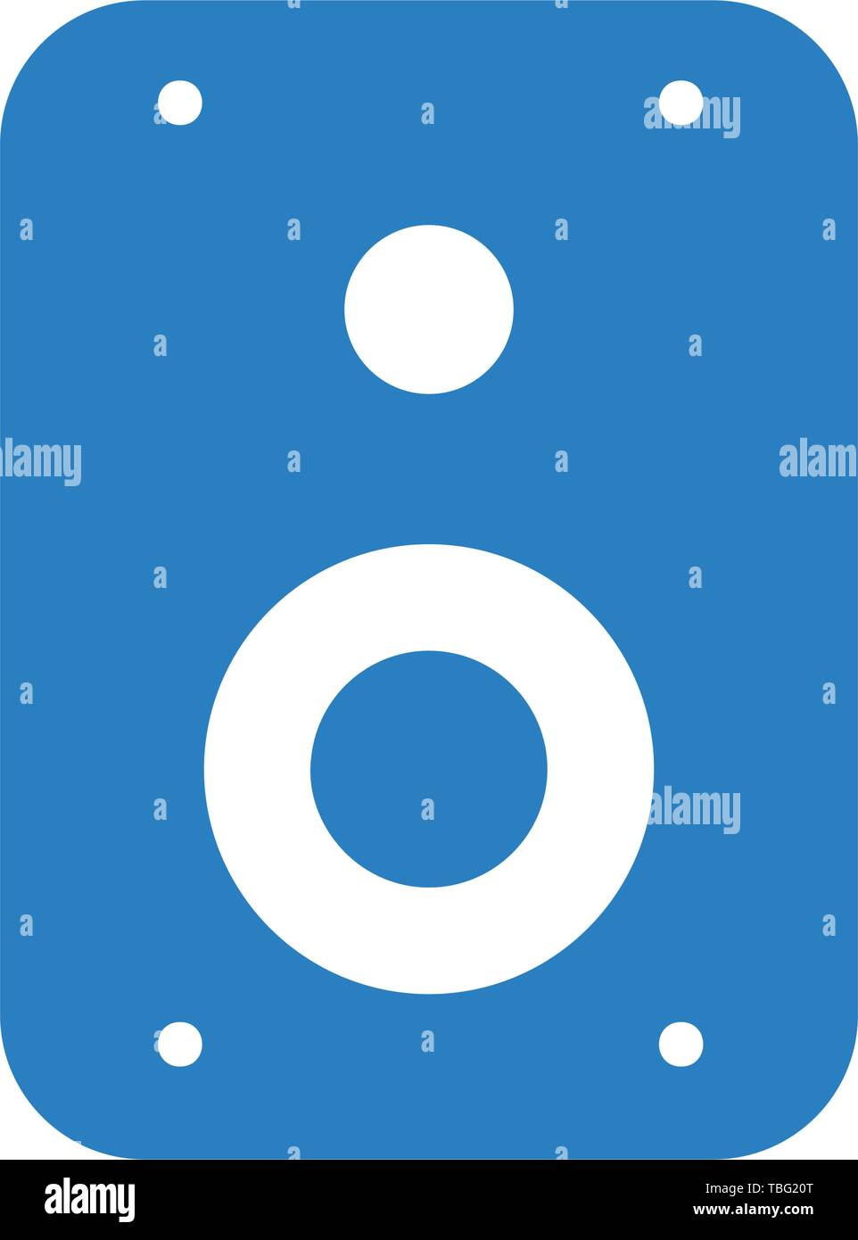 Speaker icon vector - Computer speaker sign Stock Vector Image & Art ...