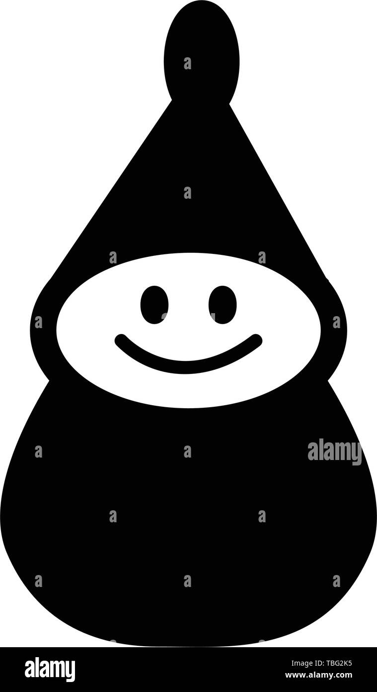 Face happy cute new year Black and White Stock Photos & Images - Alamy