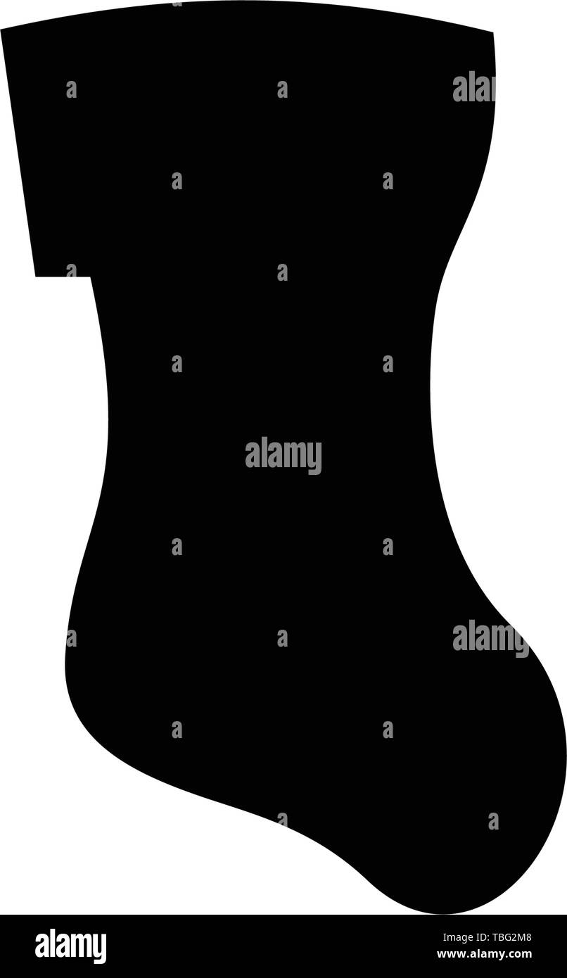 Sock icon design Black and White Stock Photos & Images - Alamy