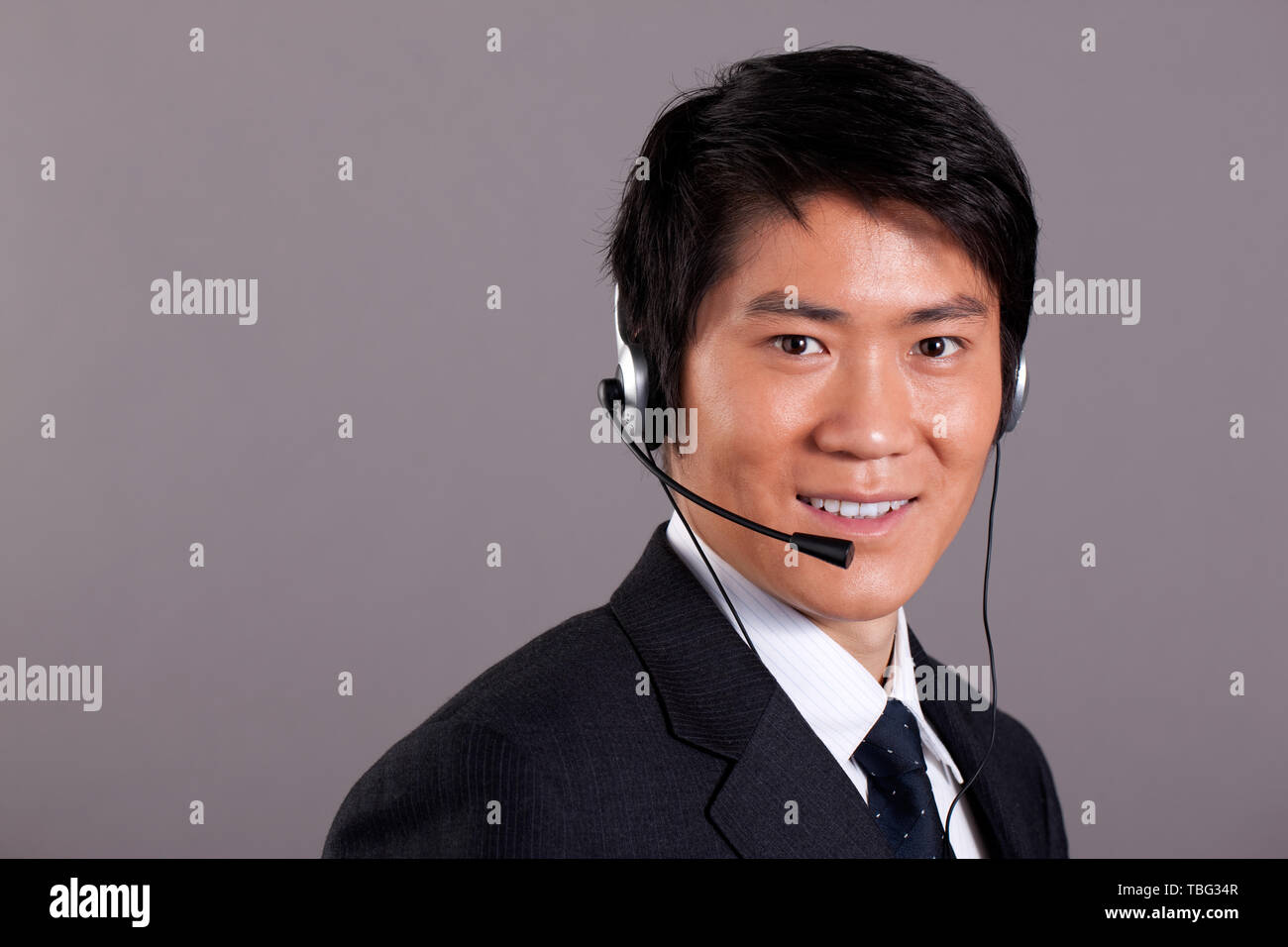 Customer service staff Stock Photo - Alamy
