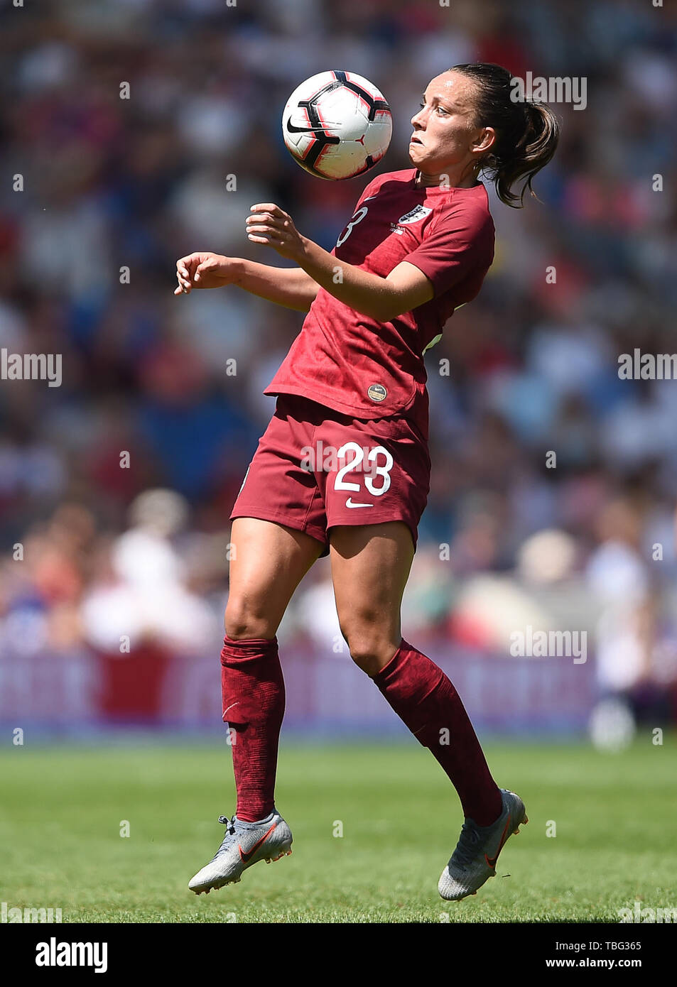 England's Lucy Staniforth during the International Friendly at the AMEX ...