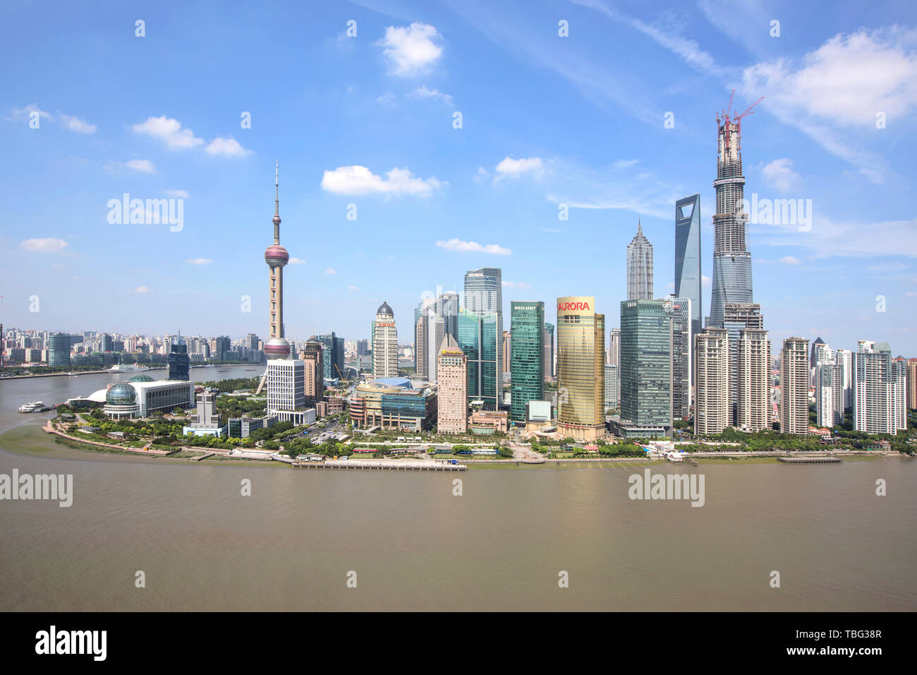 Shanghai central building hi-res stock photography and images - Alamy