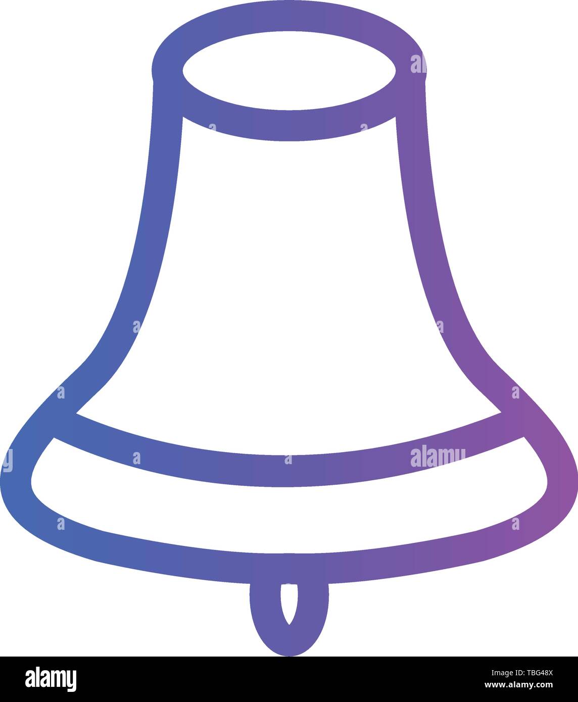 School bell icon vector - Bell sign Stock Vector Image & Art - Alamy