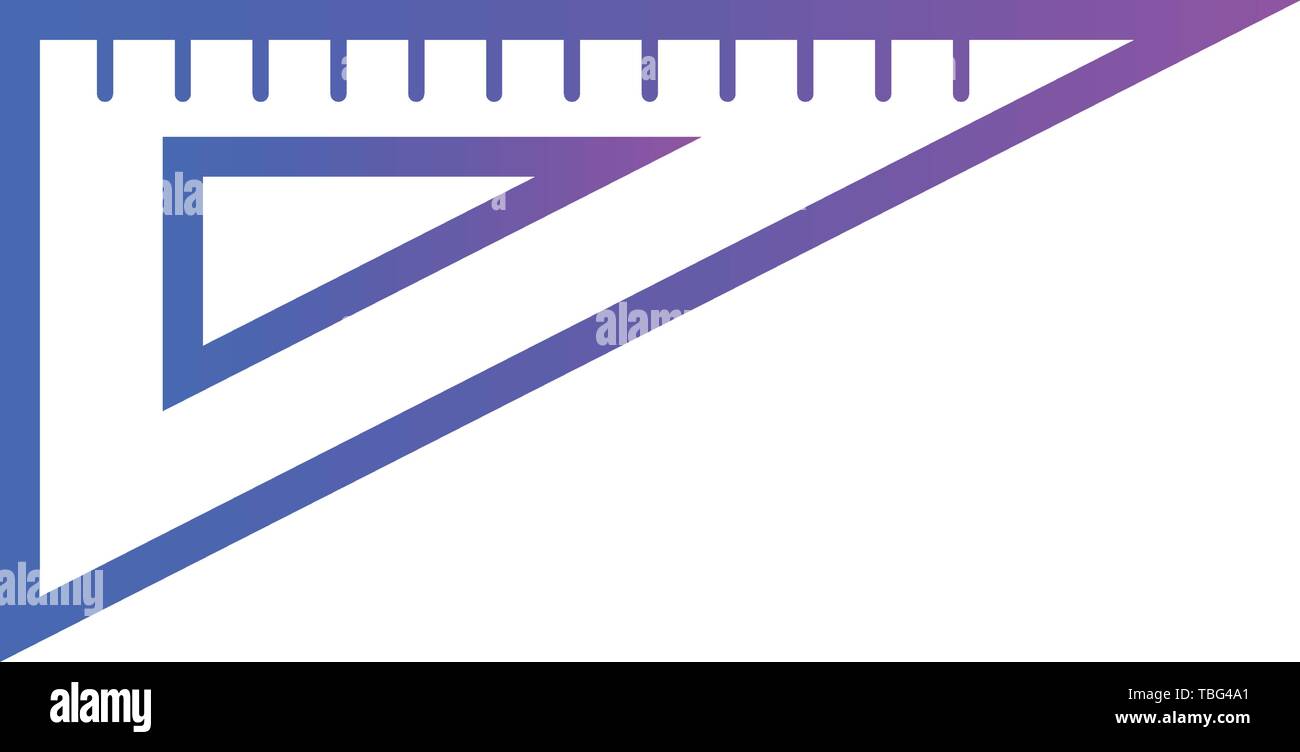 Triangular rule icon - vector Stock Vector Image & Art - Alamy