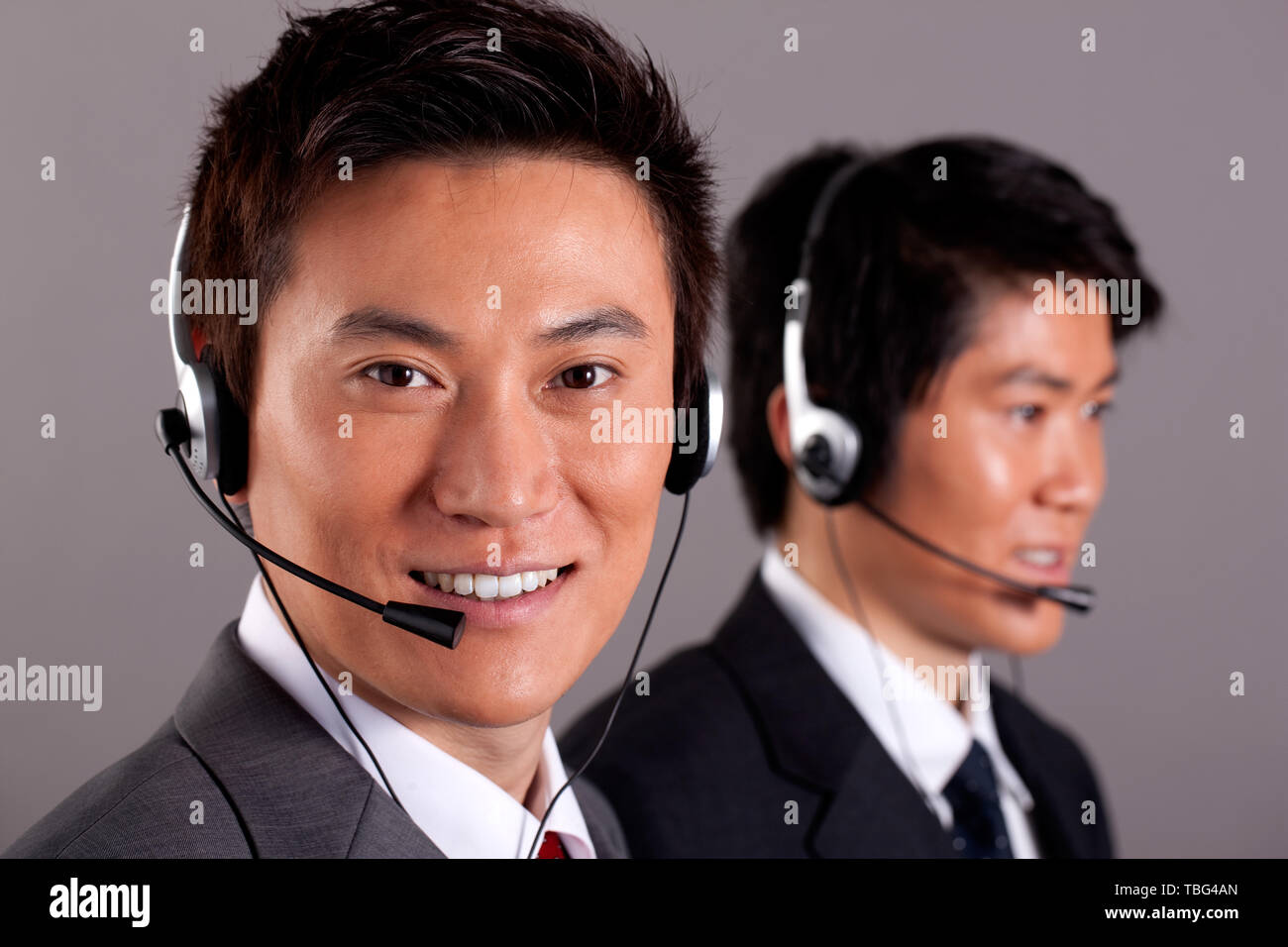Customer service staff Stock Photo - Alamy
