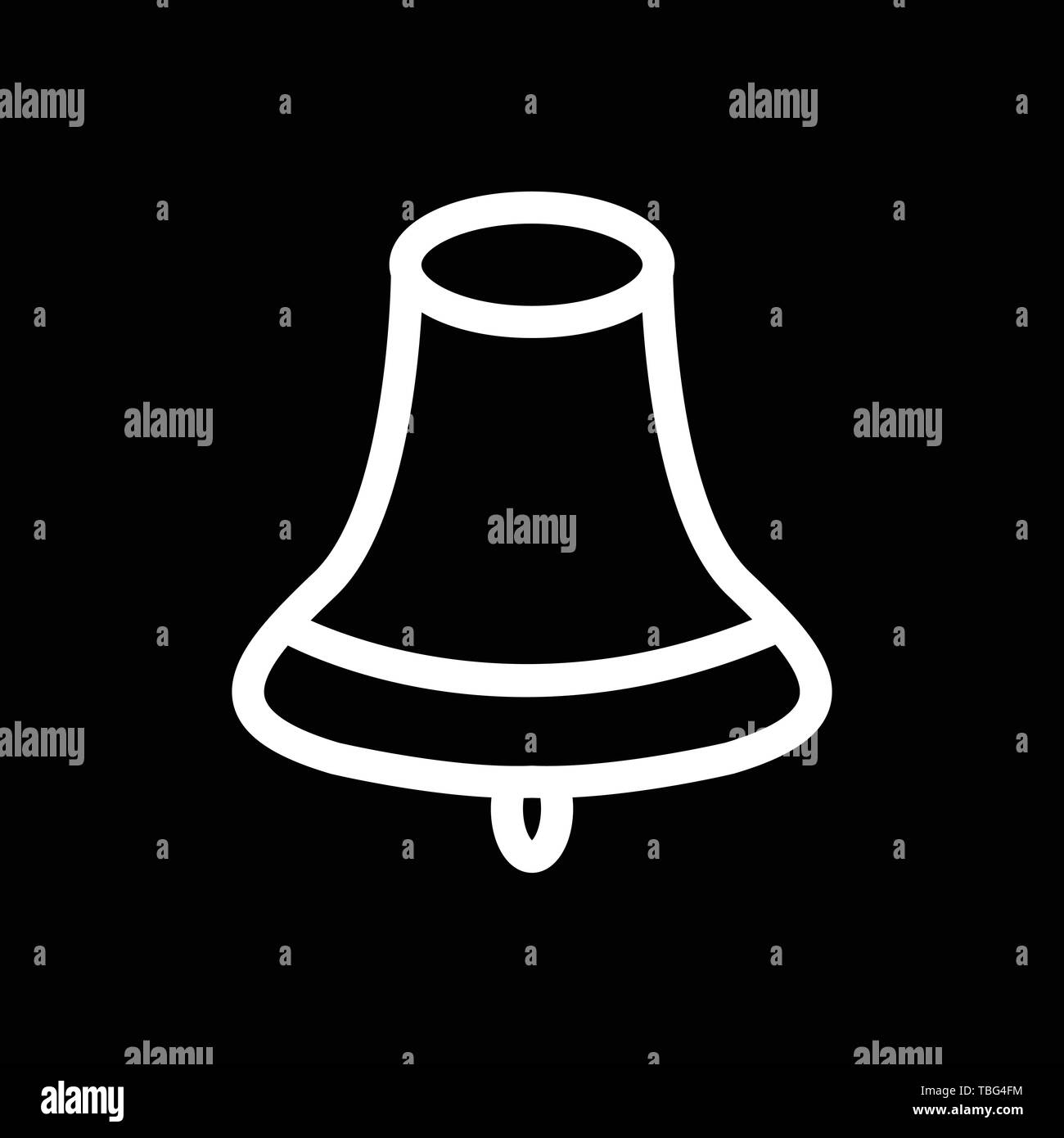 Bell sign Stock Vector Images - Alamy