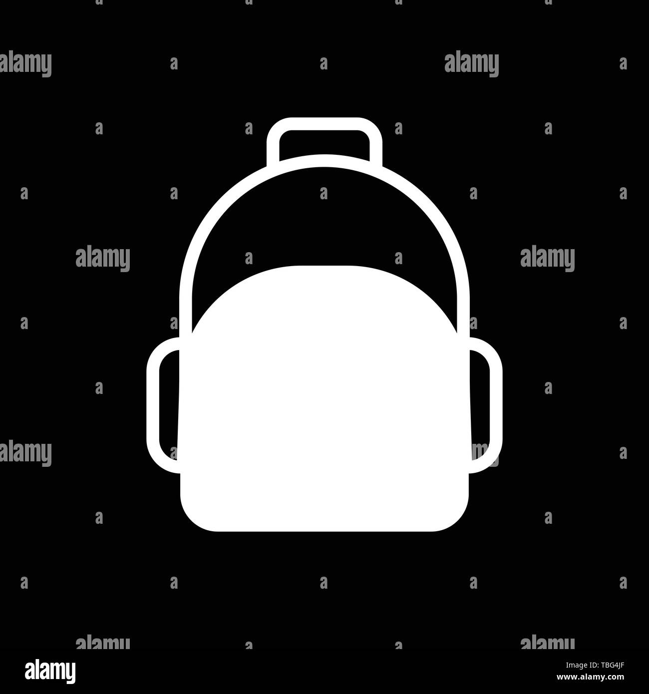 Icon vector backpack hi-res stock photography and images - Alamy