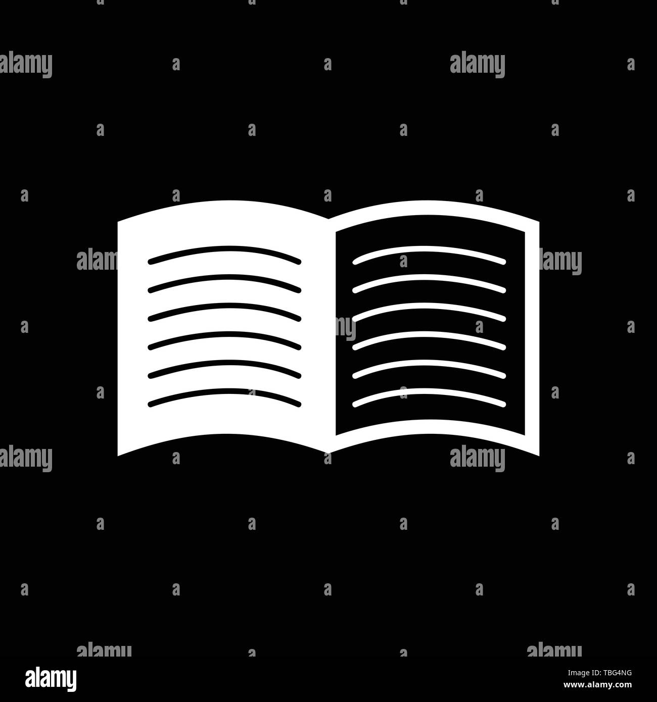 Book sign icon - vector Stock Vector Image & Art - Alamy