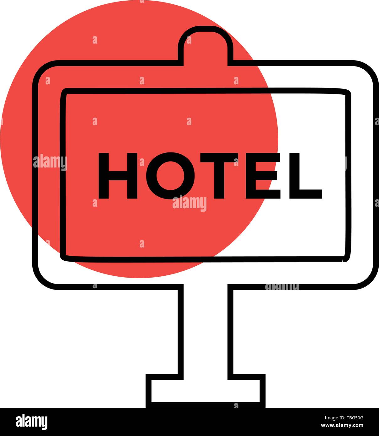 Hotel sign Stock Vector Images - Alamy