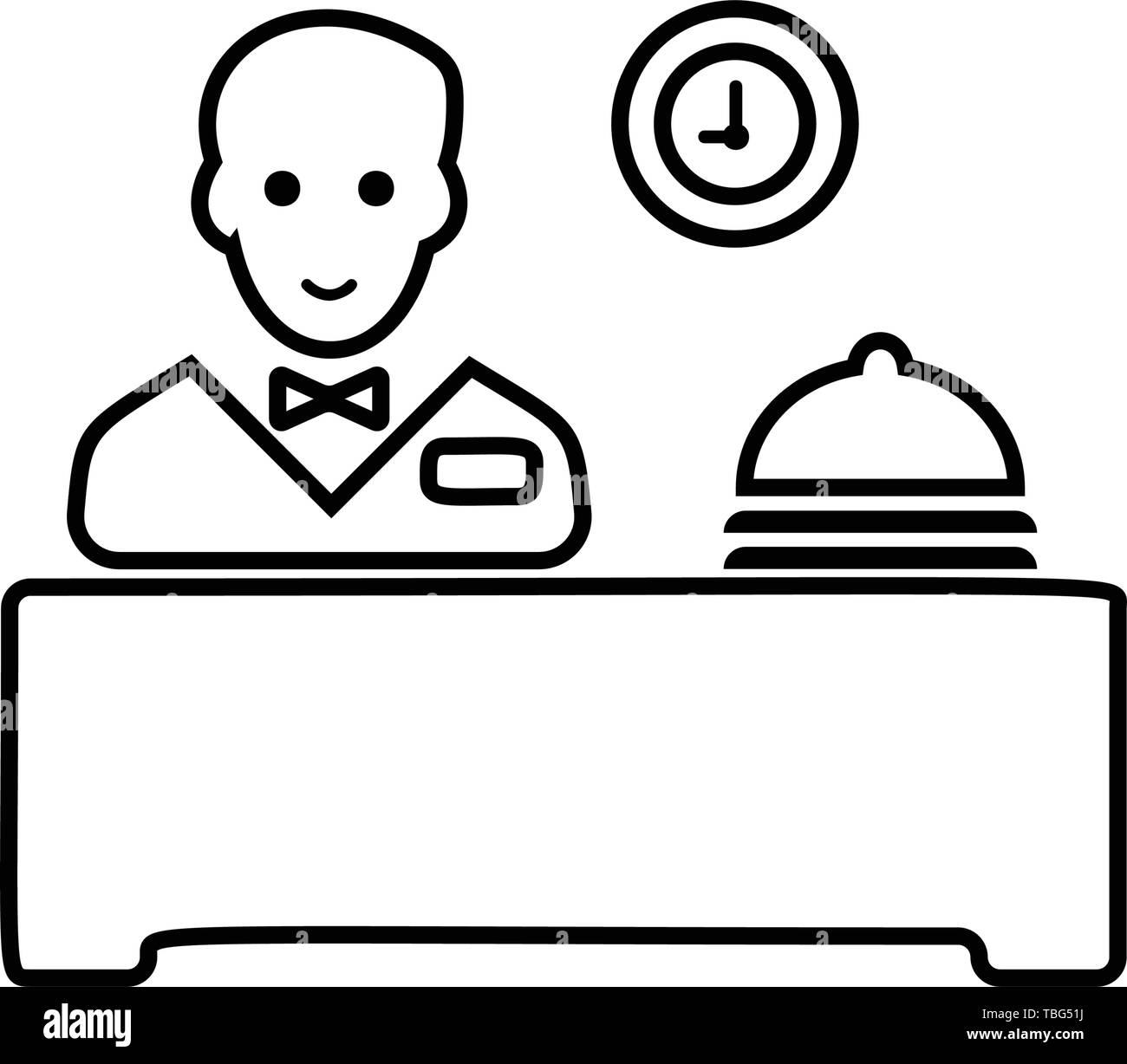 Hotel Reception Icon