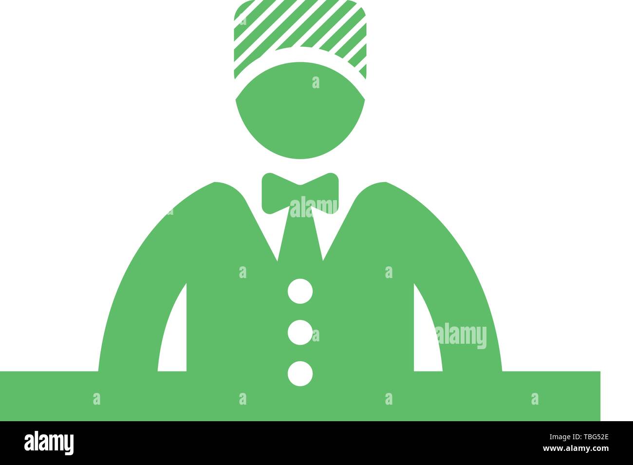 Hotel services boy icon vector Stock Vector Image & Art - Alamy