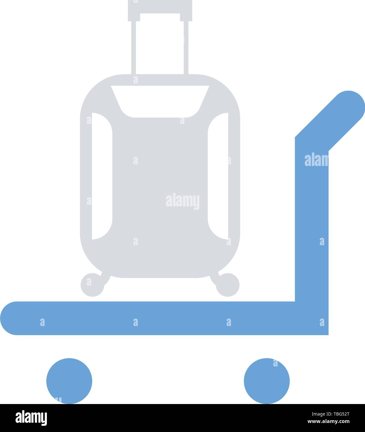 Luggage icon illustration isolated vector symbol Stock Vector Image ...