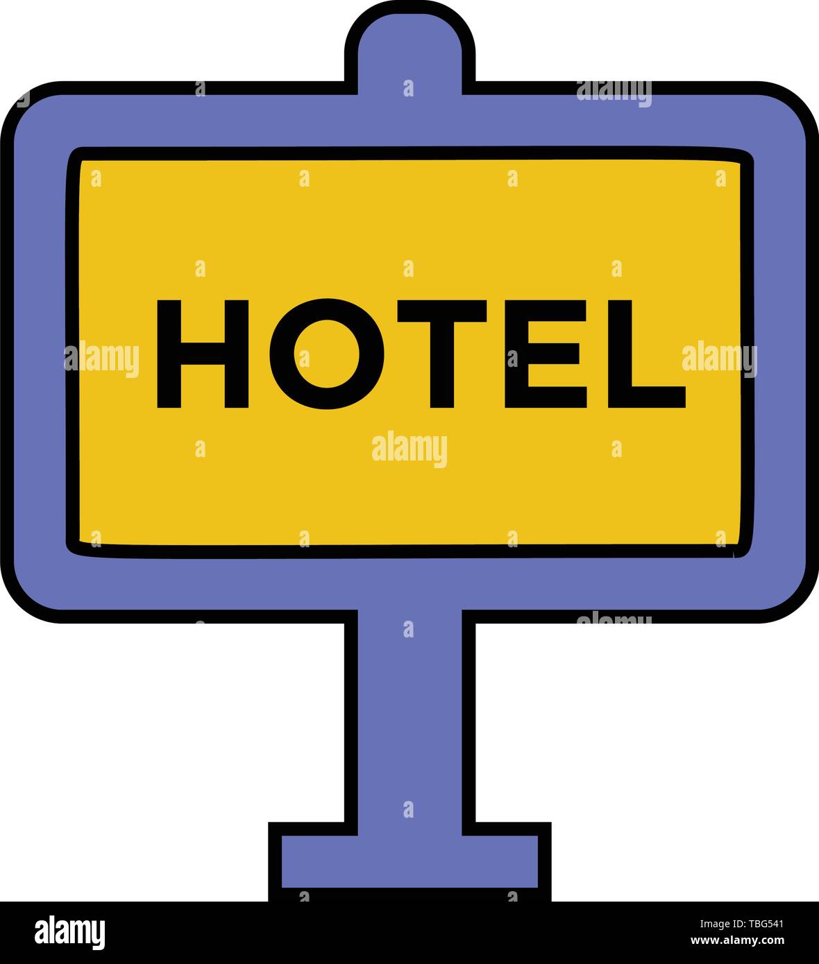 Hotel sign and symbol icon Stock Vector Image & Art - Alamy