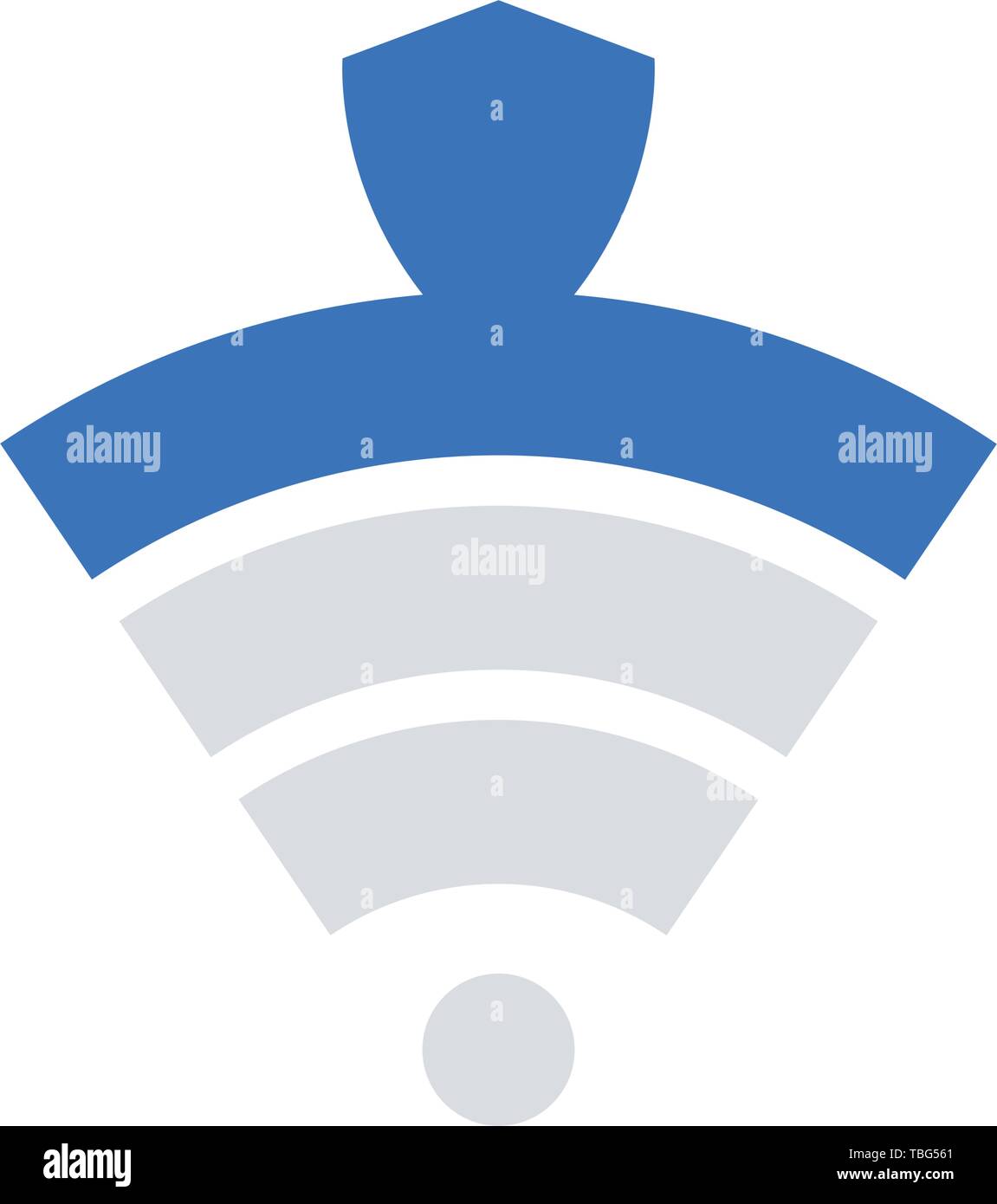Wireless security icon - Protection wireless sign - Wifi lock Stock ...