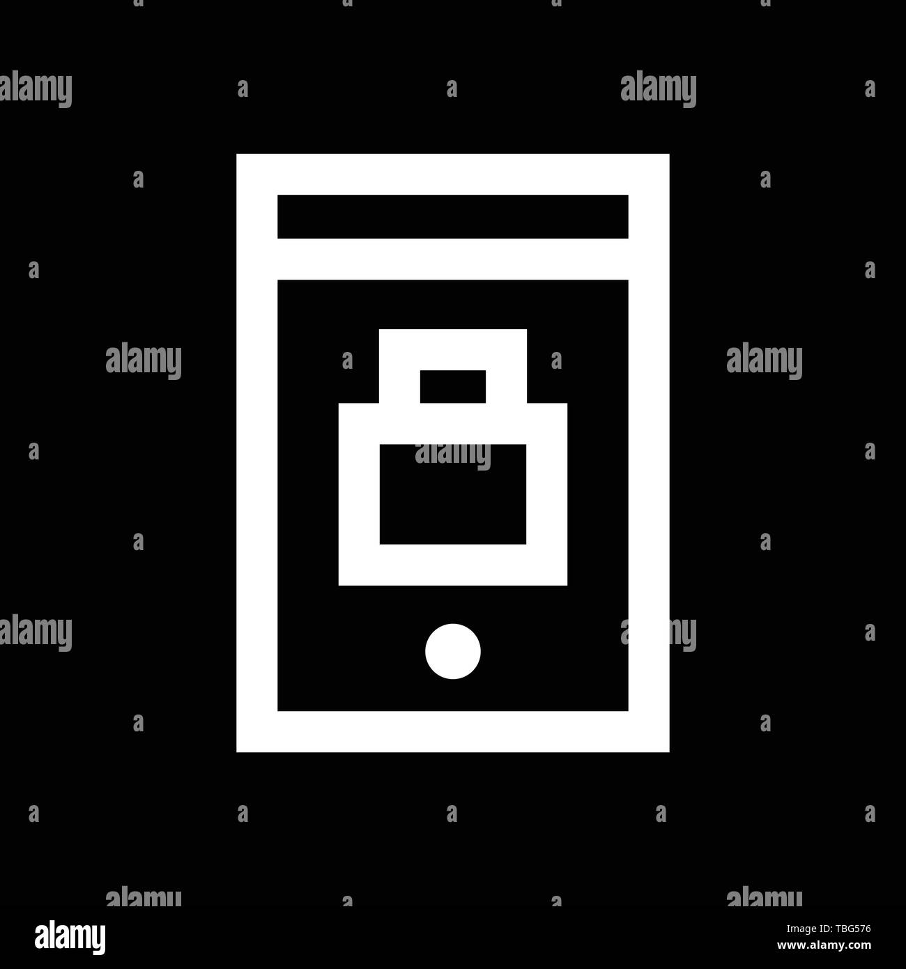 Security device app Black and White Stock Photos & Images - Alamy