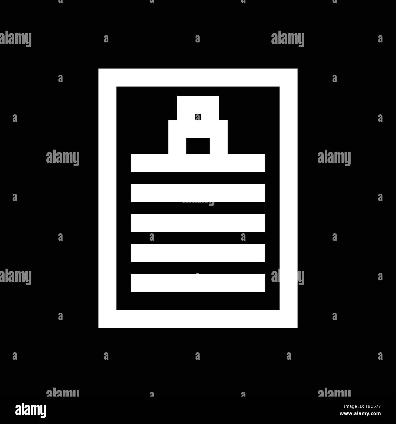 Secure Document Sign icon - Vector Stock Vector Image & Art - Alamy