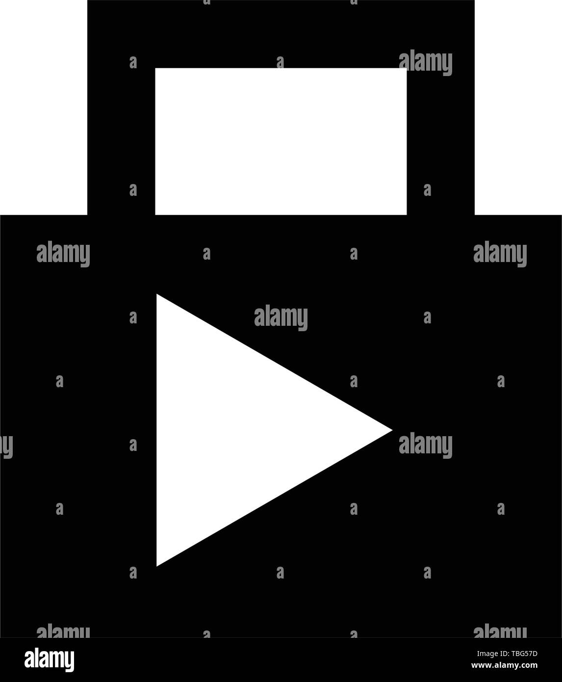 Music video security icon - Protection music sign Stock Vector Image ...