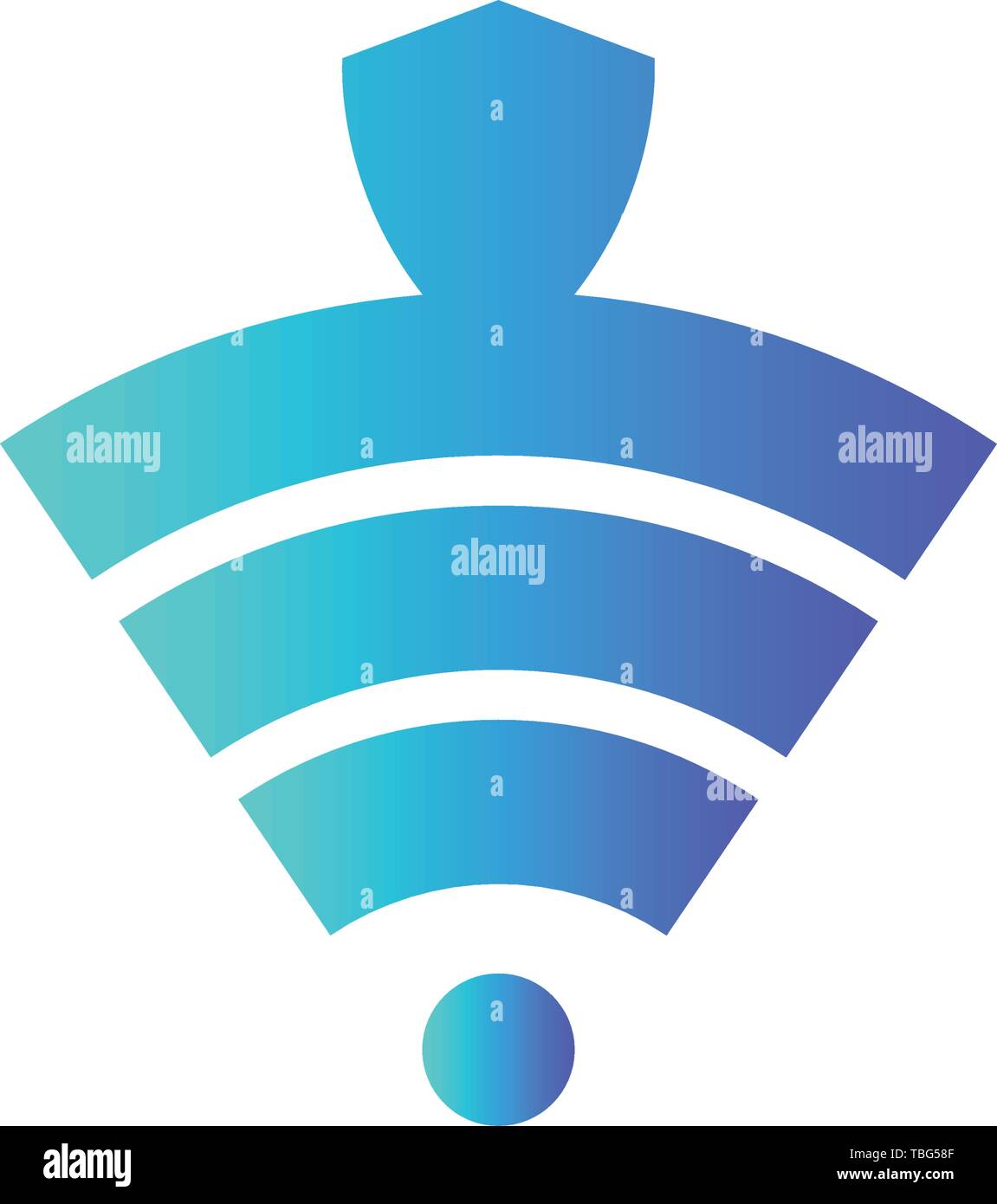 Wifi security Stock Vector Images - Alamy