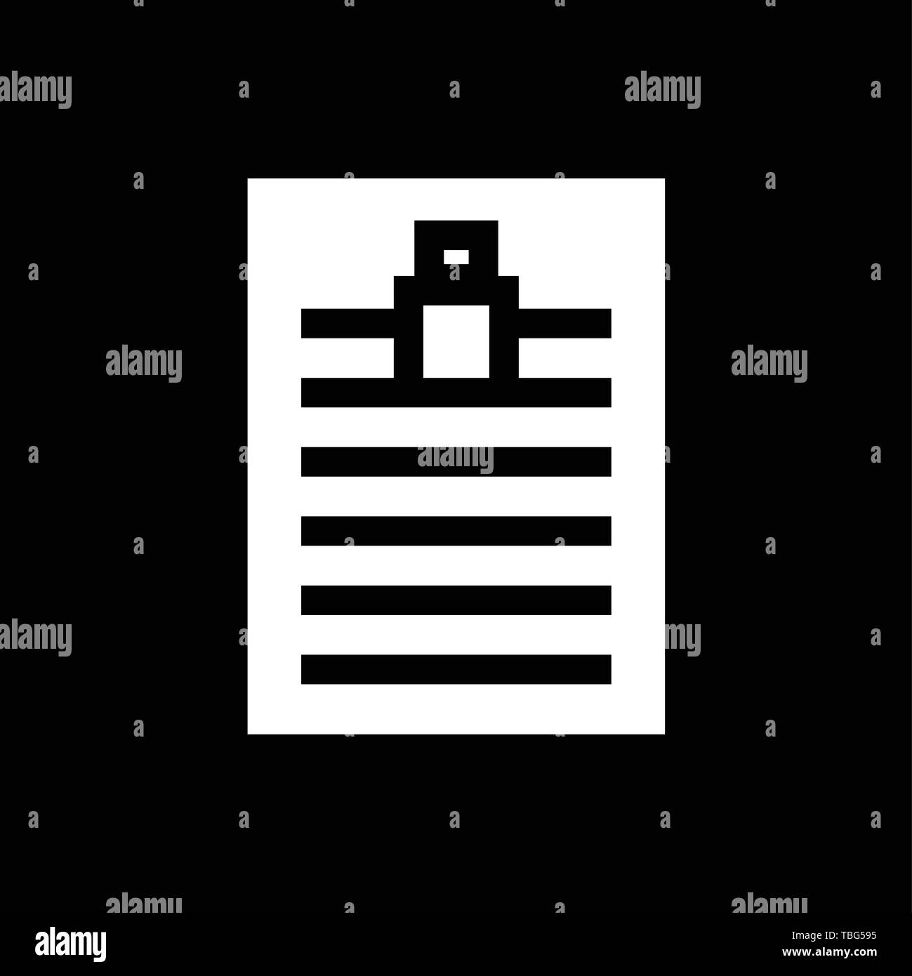 Secure Document Sign icon - Vector Stock Vector Image & Art - Alamy