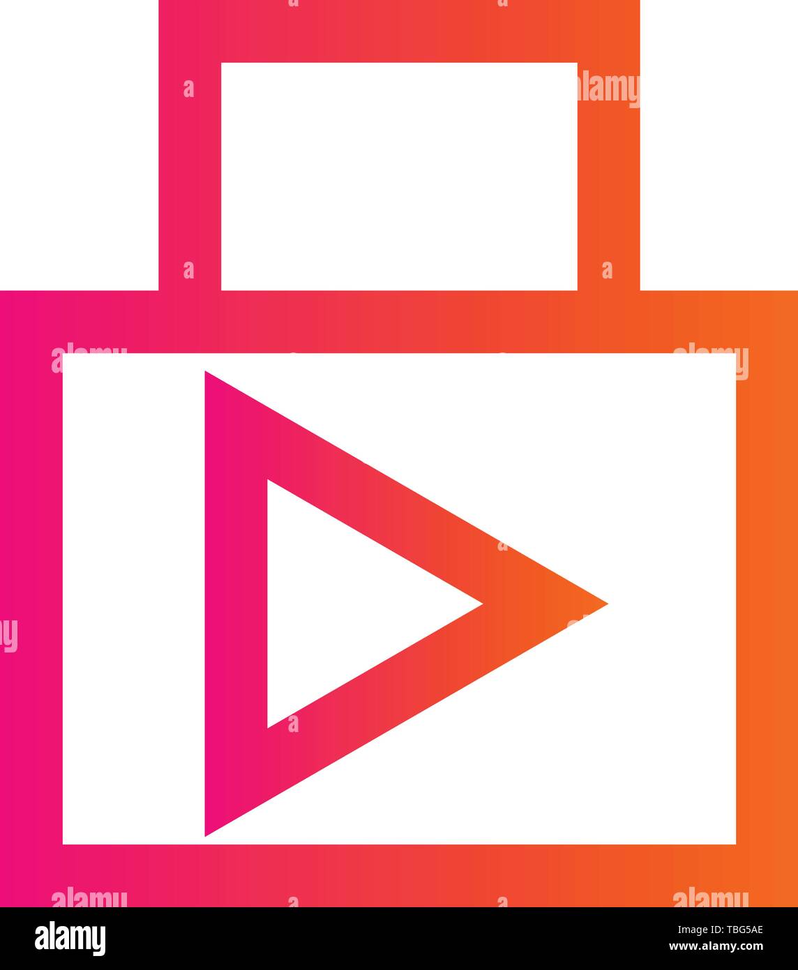 Music video security icon - Protection music sign Stock Vector Image ...