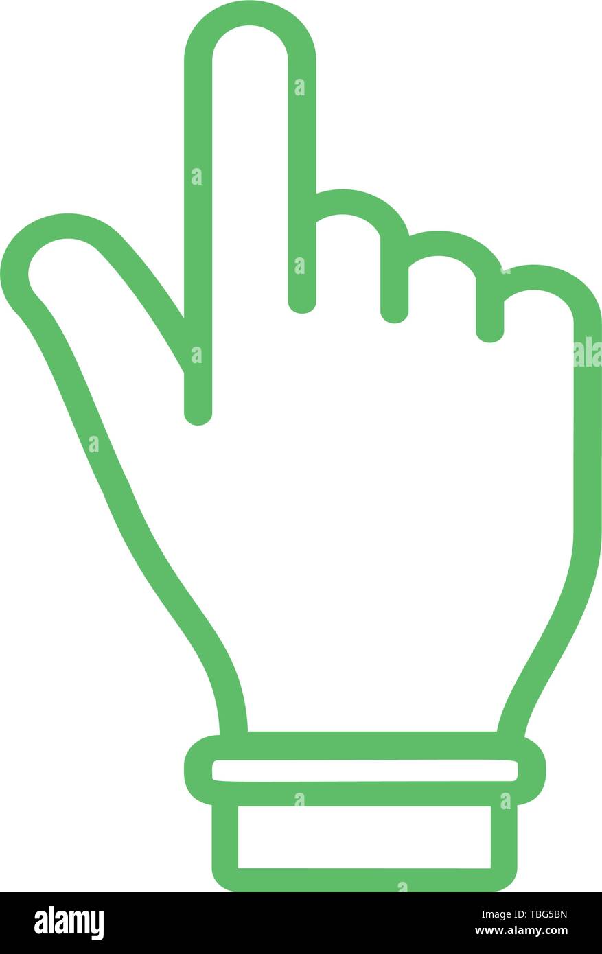 Hand vector icon - vector Stock Vector Image & Art - Alamy