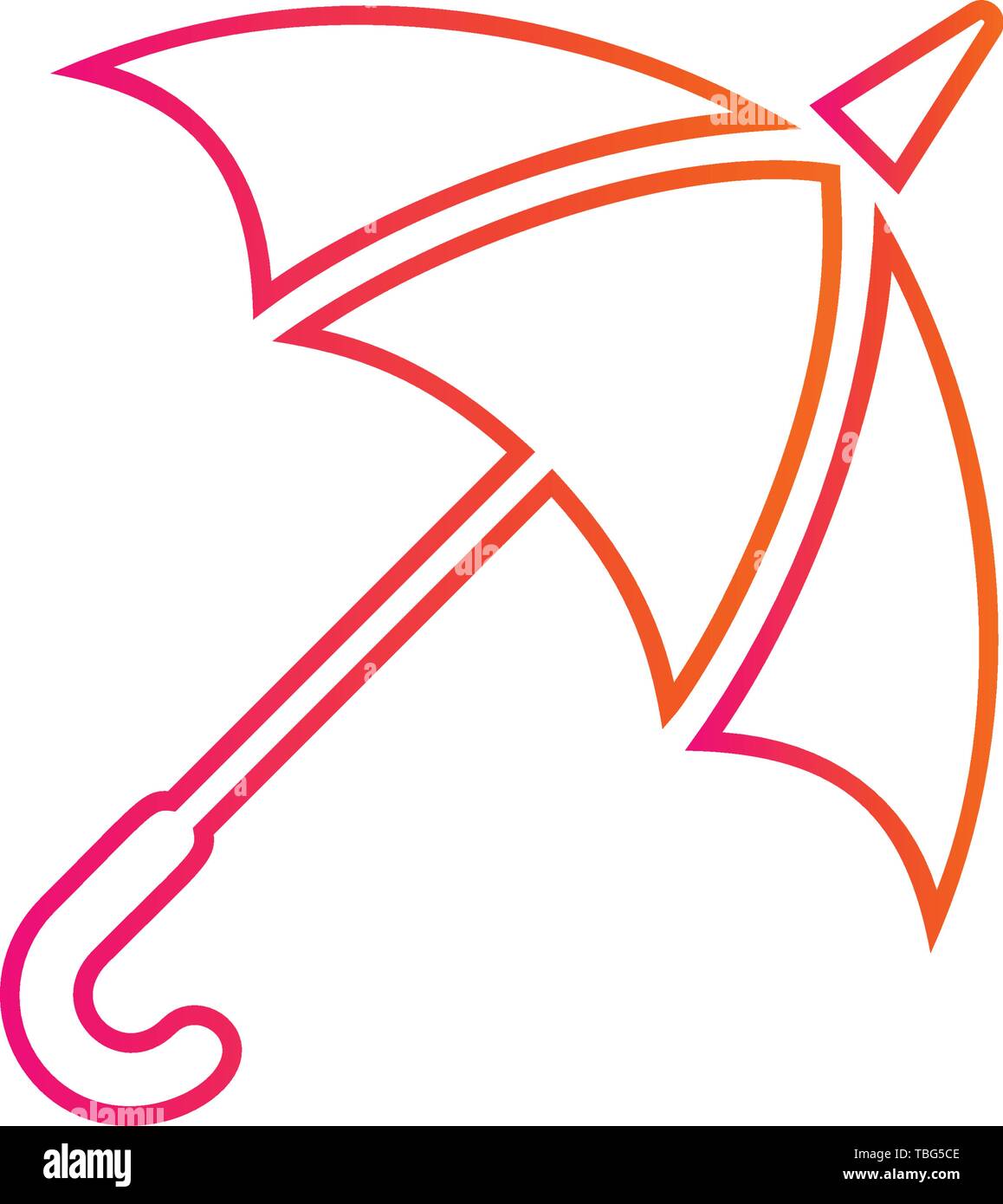 Umbrella Icon Vector - sign Stock Vector Image & Art - Alamy