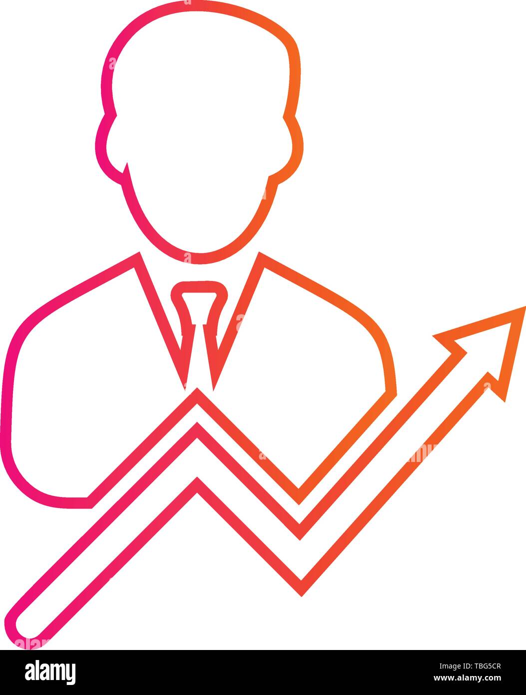 Stairs going up icon symbol Stock Vector Images - Alamy