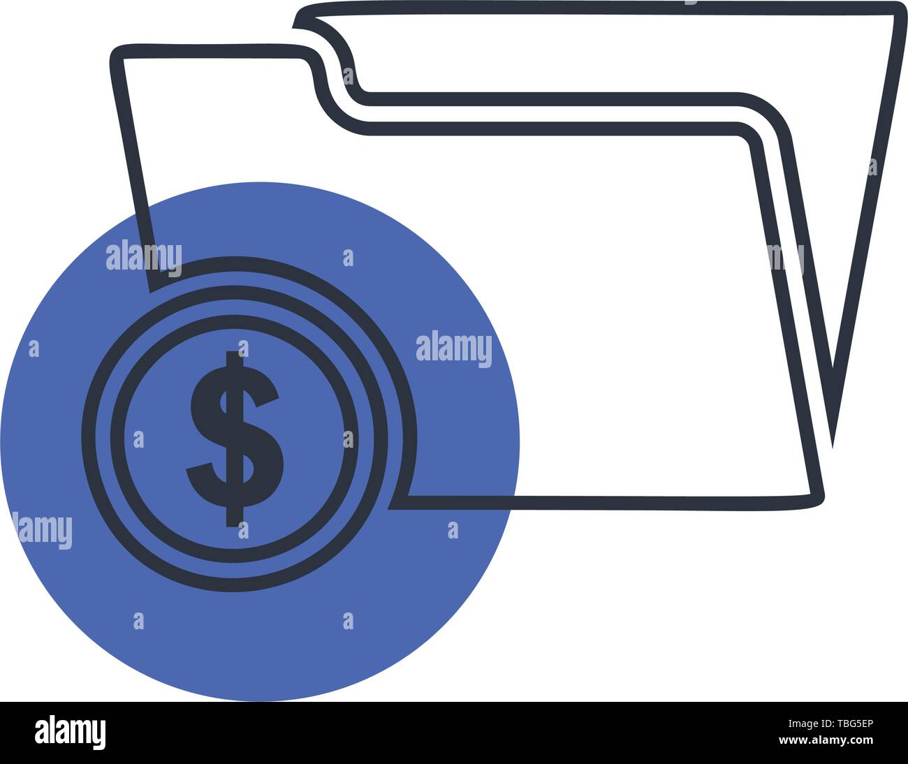 Money folder Stock Vector Images - Alamy