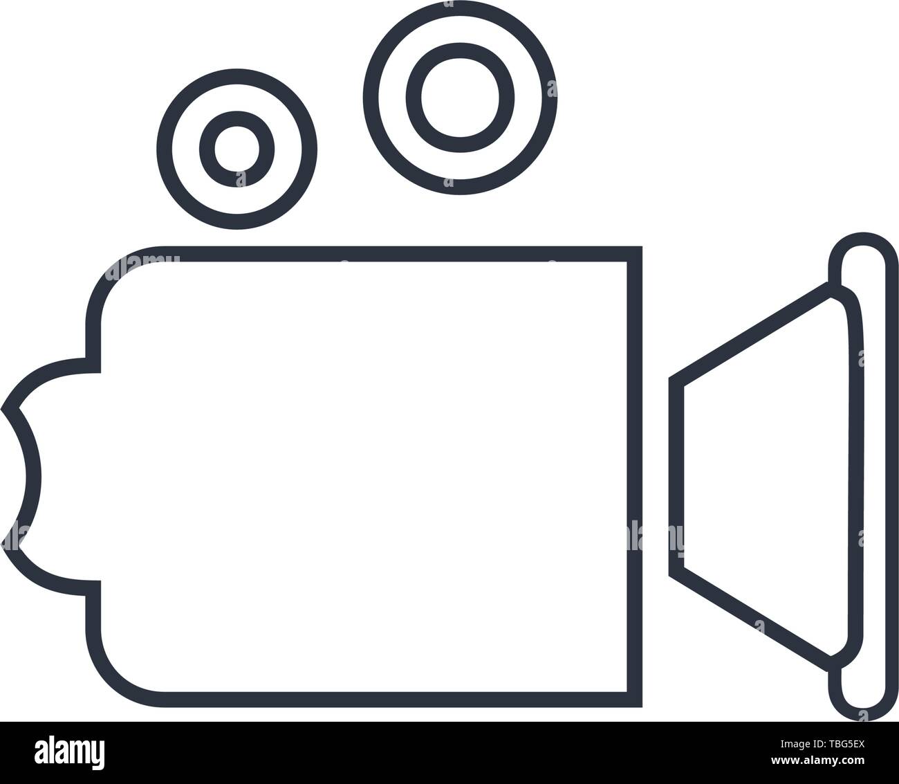 Video camera vector Stock Vector Images - Alamy