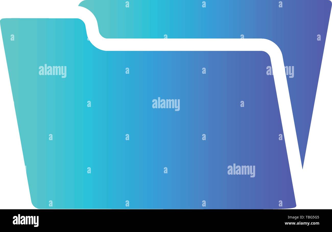 Folder icon vector - Store sign Stock Vector Image & Art - Alamy