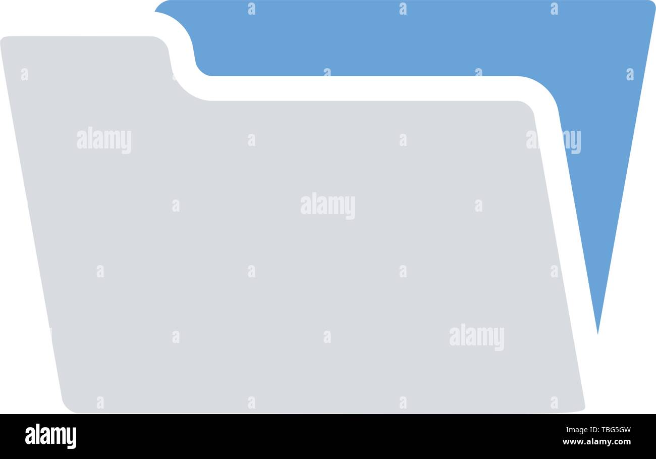 Folder icon vector - Store sign Stock Vector Image & Art - Alamy