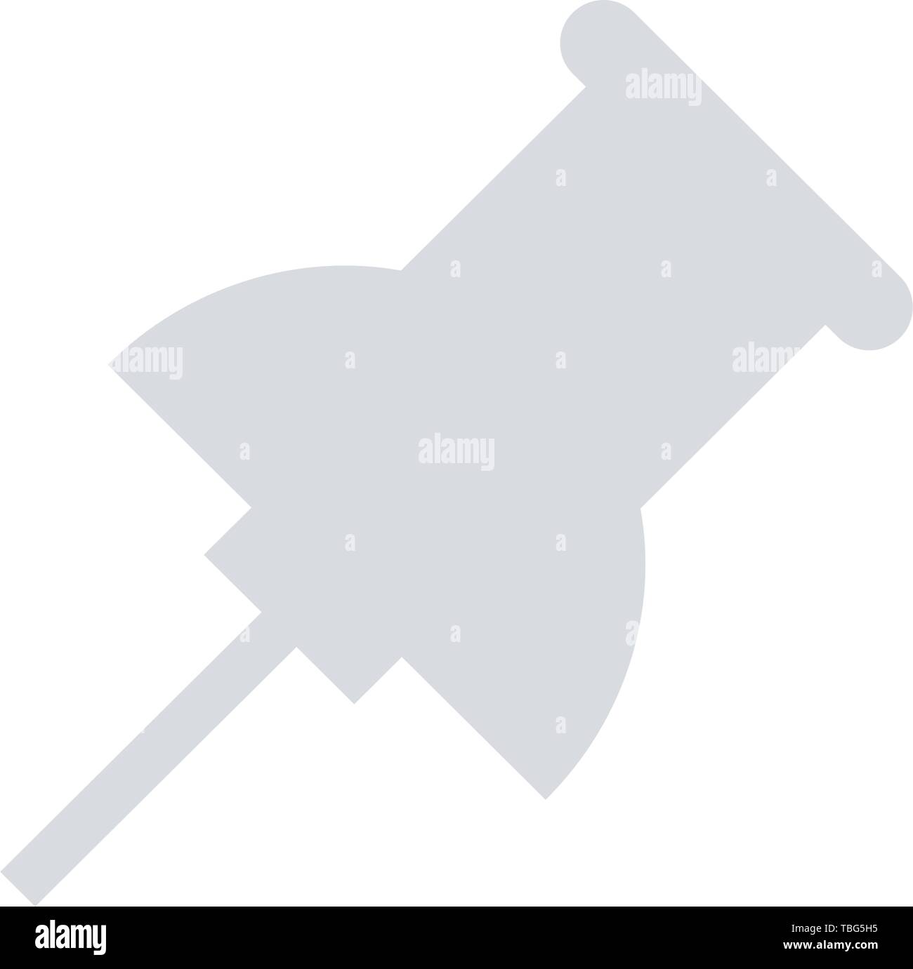 Pin icon vector - sign Stock Vector Image & Art - Alamy