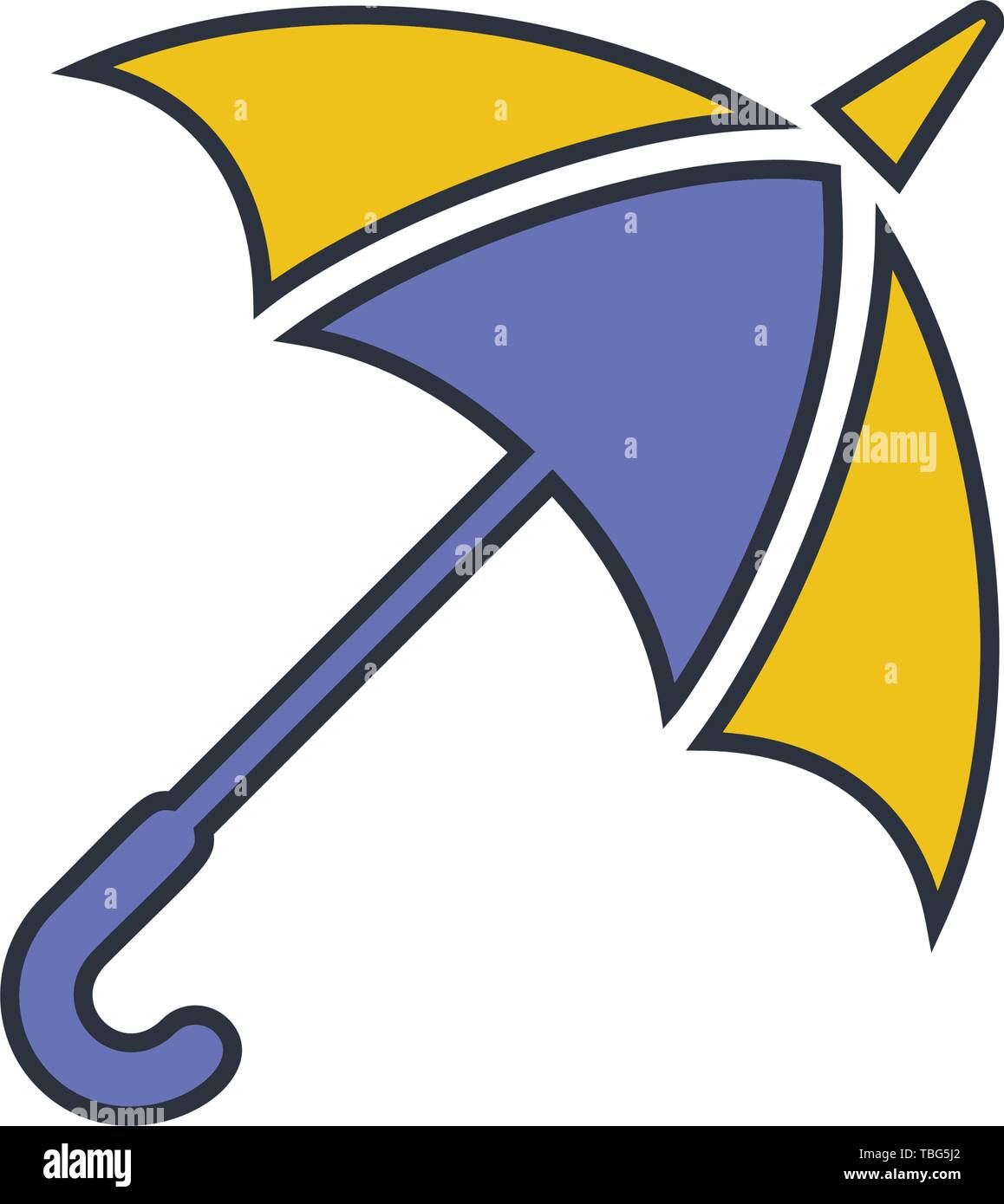 Umbrella Icon Vector - sign Stock Vector Image & Art - Alamy