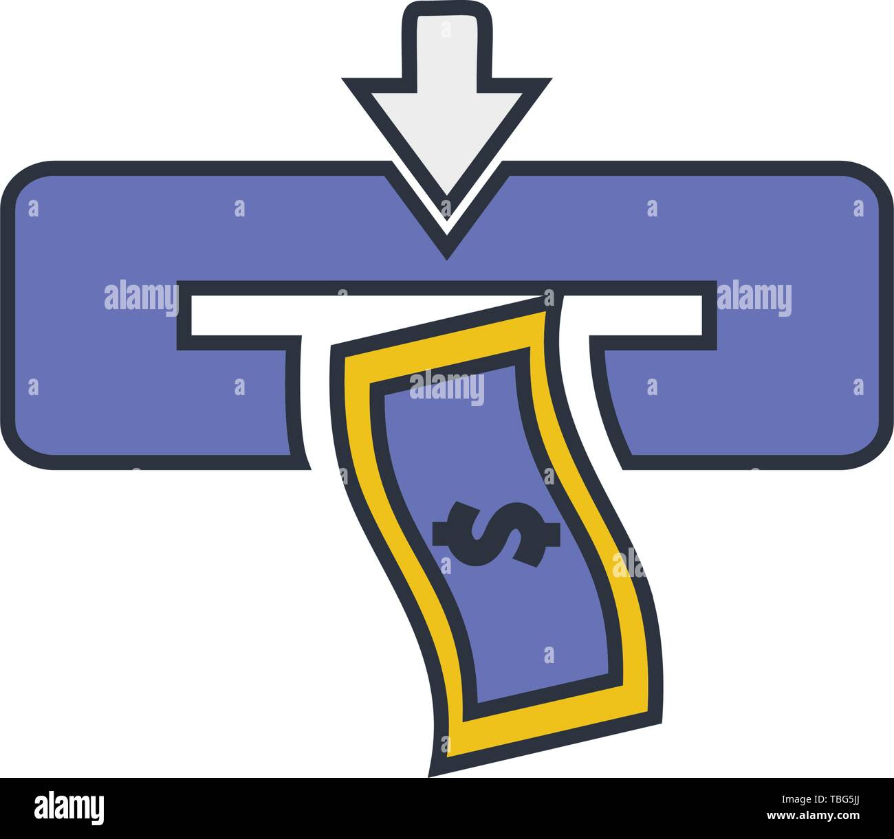 Payment Terminal icon vector - ATM booth Stock Vector Image & Art - Alamy