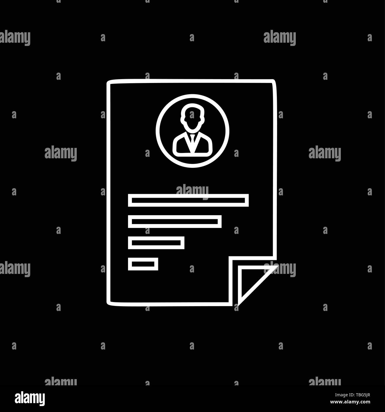 Cv sign hi-res stock photography and images - Alamy