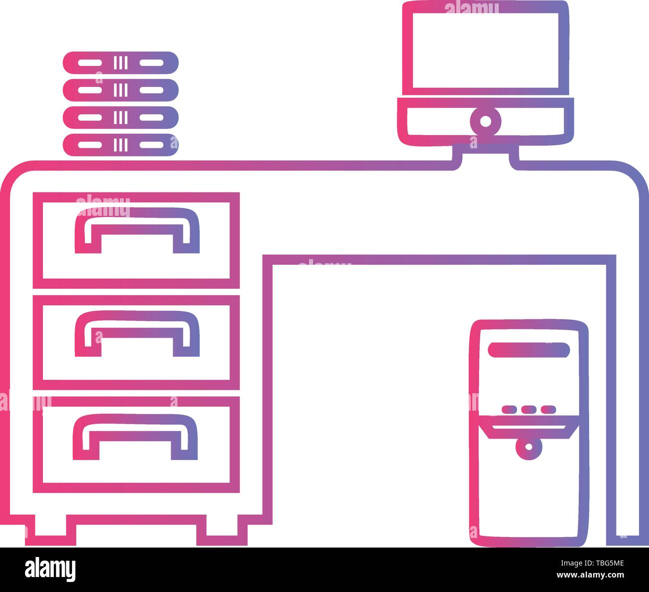 Office workplace icon design vector Stock Vector Image & Art - Alamy