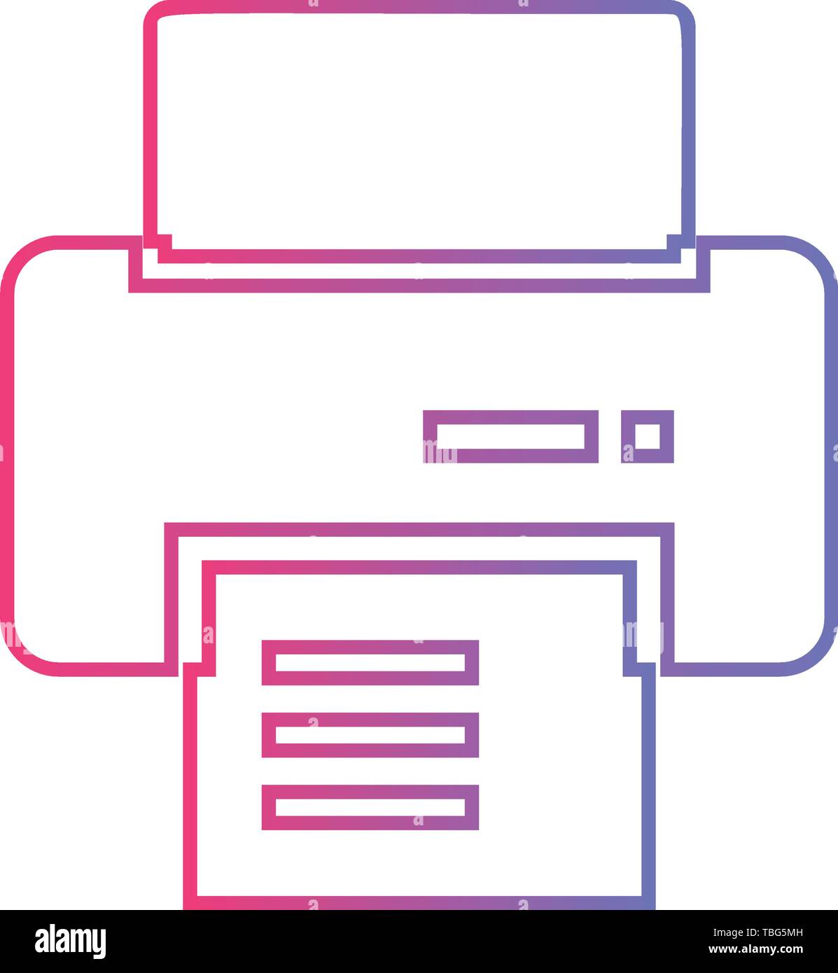 Office Printer icon vector - Printer sign Stock Vector Image & Art - Alamy