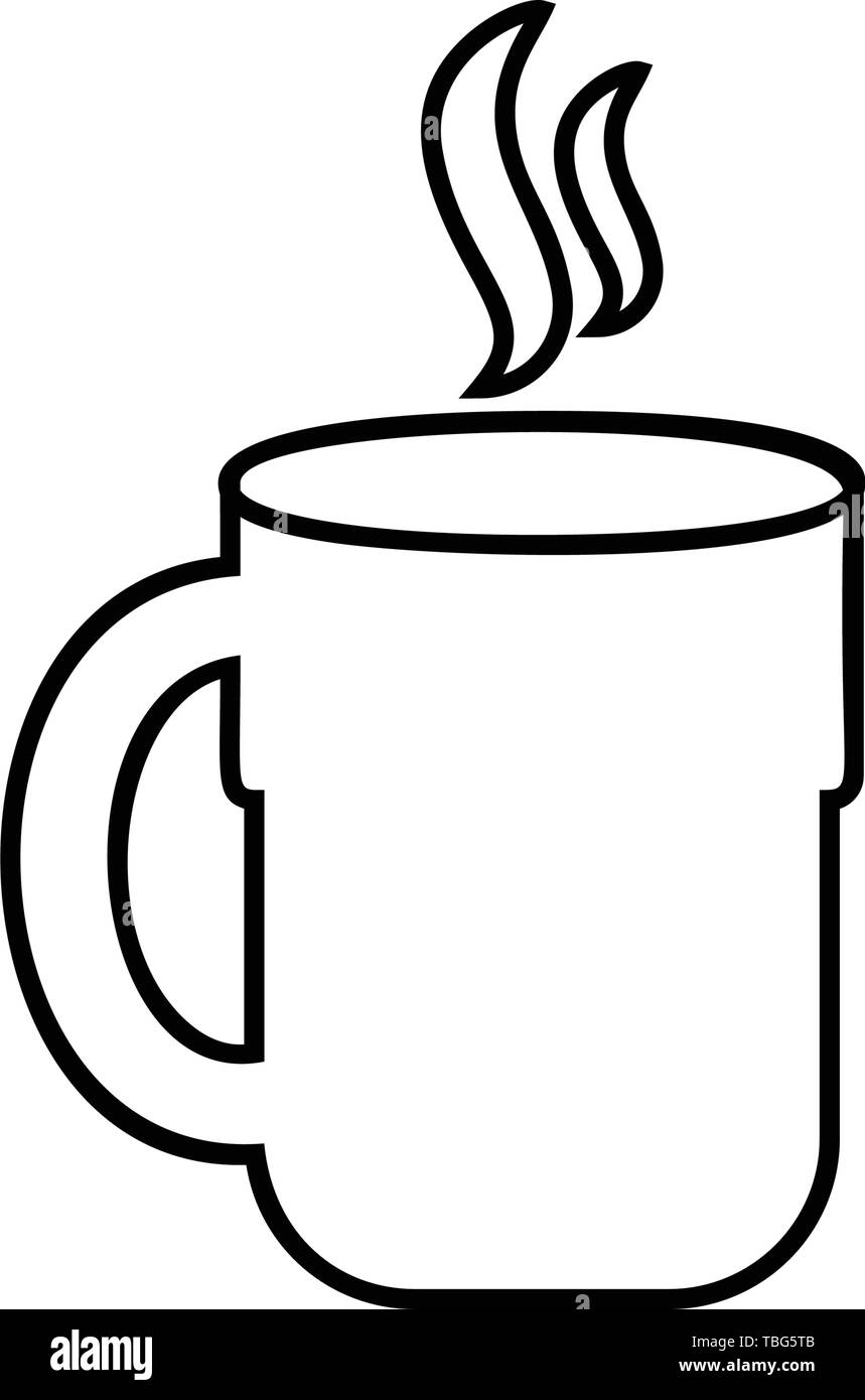 Office mug with coffee and steam - vector Stock Vector Image & Art - Alamy