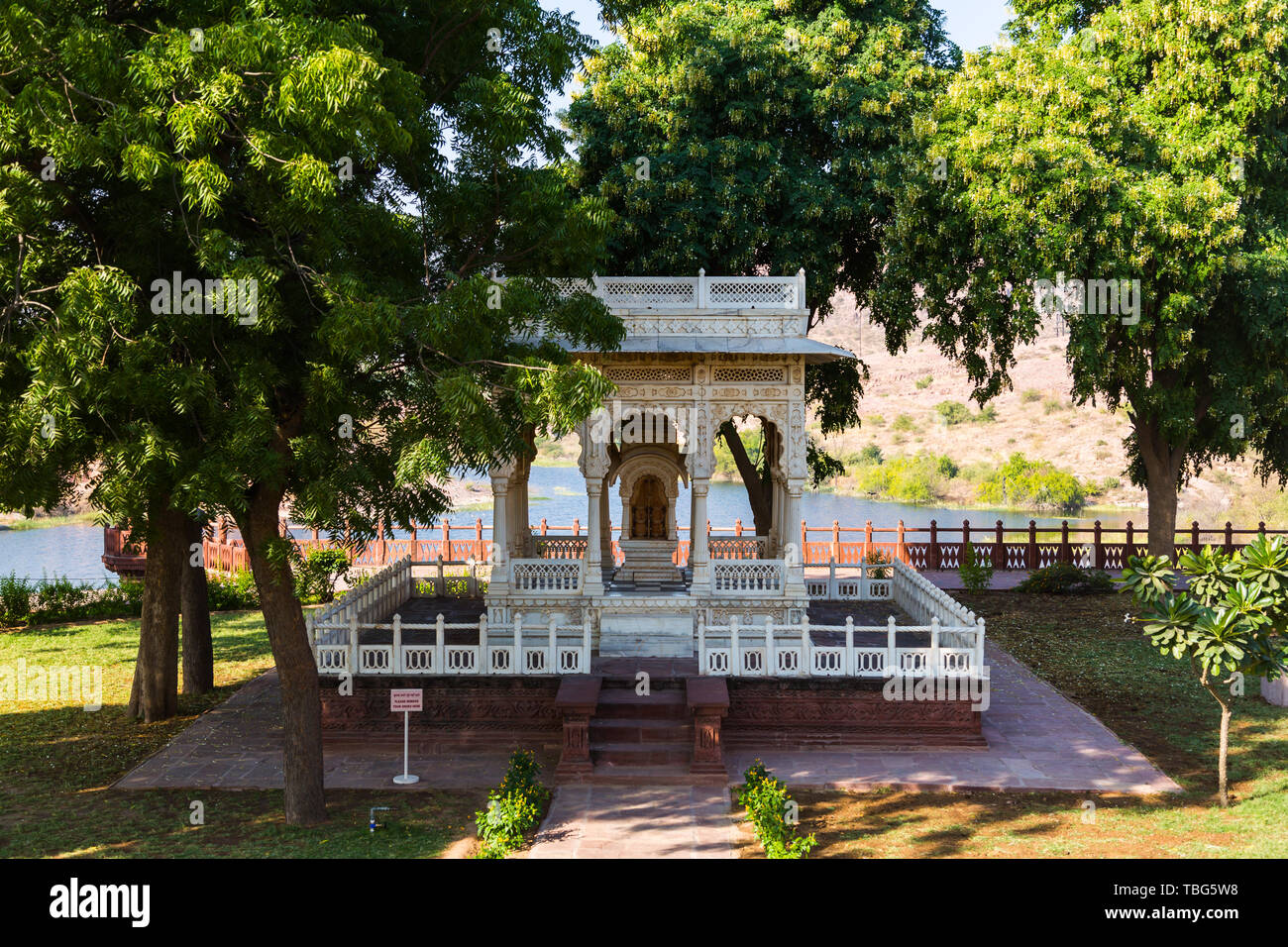 The Jaswant Thada India Stock Photo - Alamy